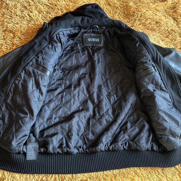 Guess | Jackets & Coats | Nwot Guess Jacket With Zip Out Hoop | Poshmark